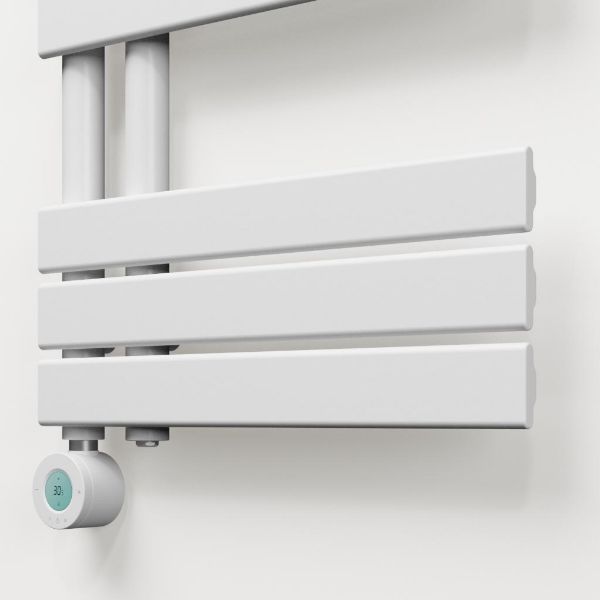 Radix Trosa Elektrische Designradiator 1200x500mm mat wit met ...